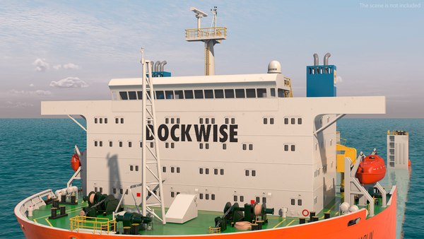 modelo 3d Buque semisumergible Blue Marlin - TurboSquid 2325186