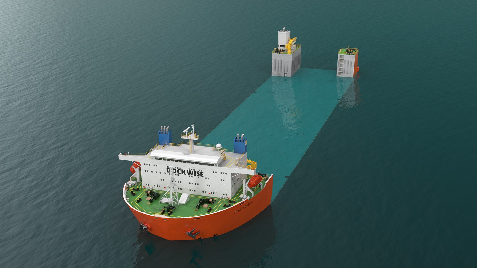 3D Model Blue Marlin Vessel Semi-Submersible - TurboSquid 2325186