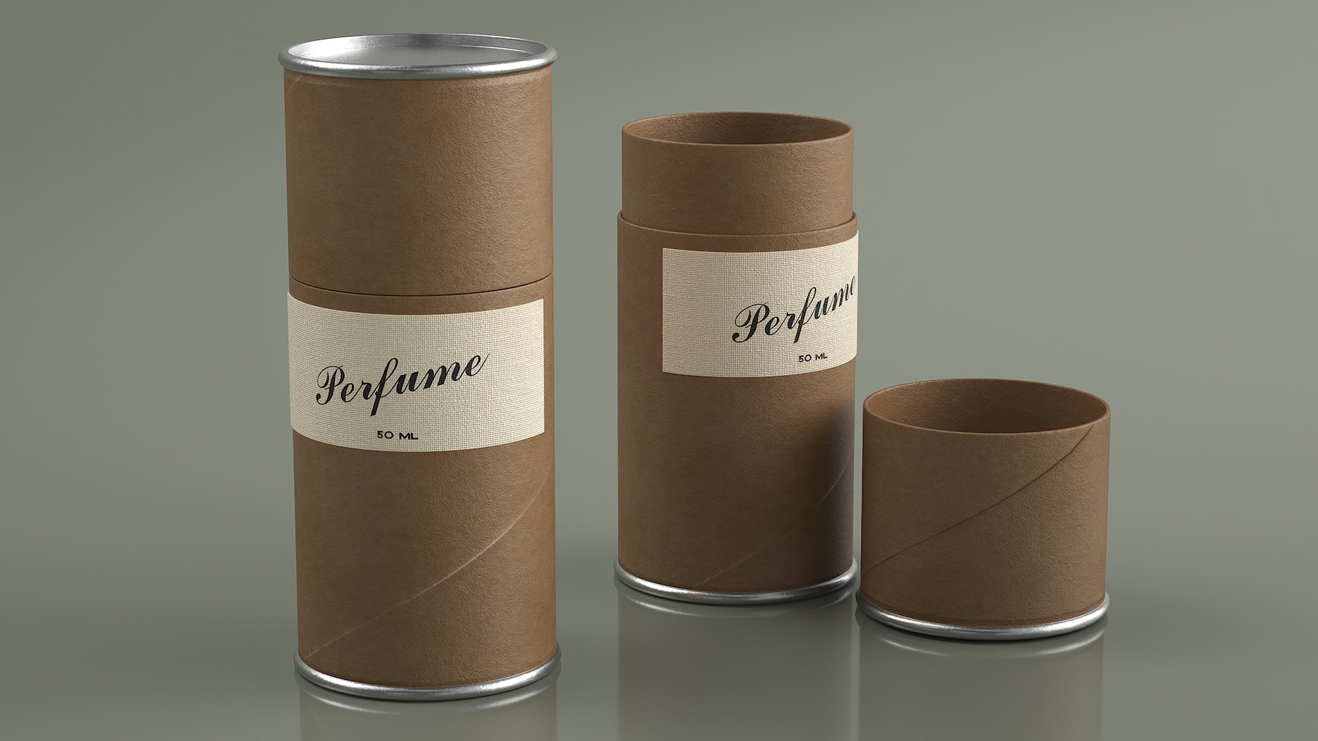 Eco Kraft Perfume Tube Packaging 3D Model - TurboSquid 2368881
