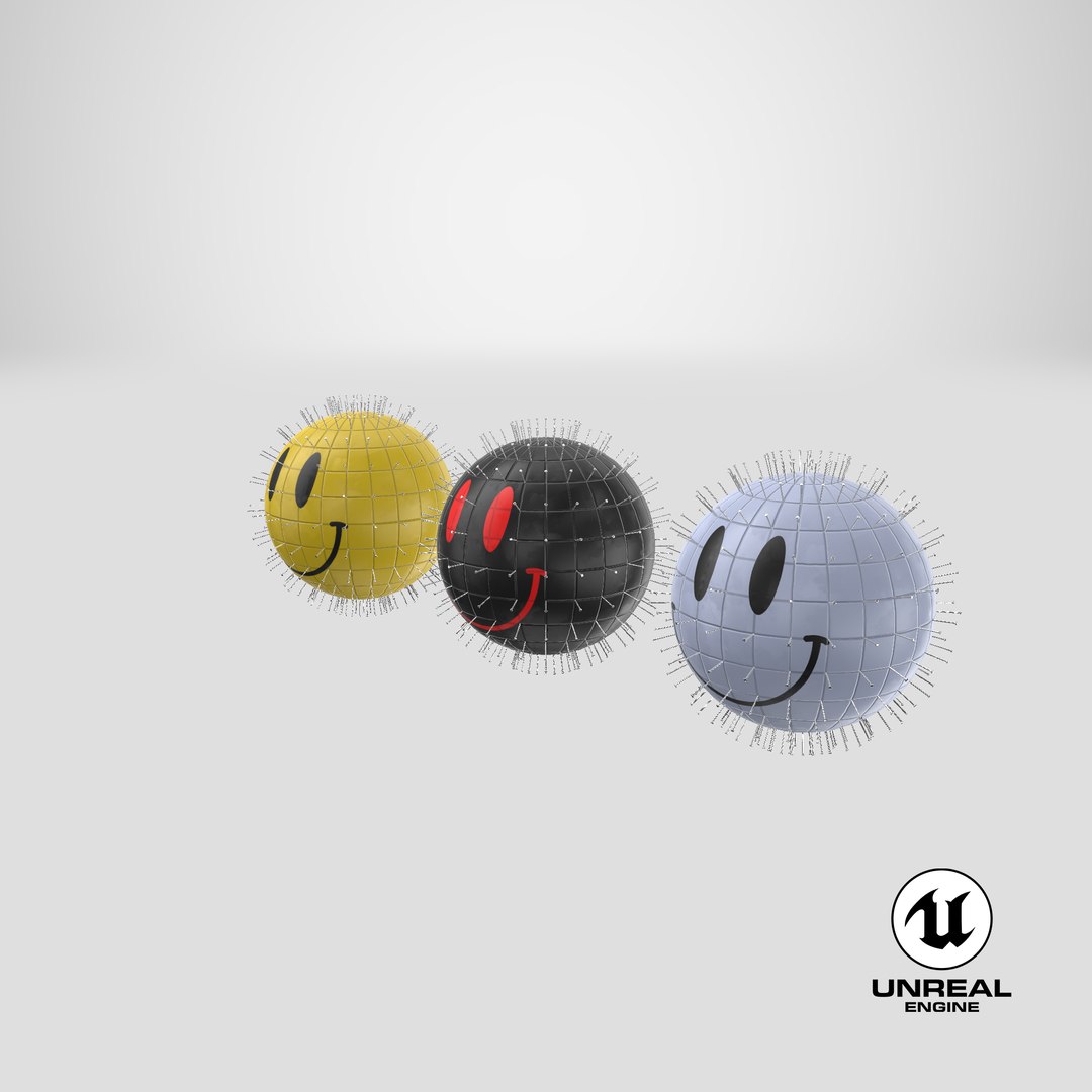 Pinsmile smile pinhead 3D - TurboSquid 1436564