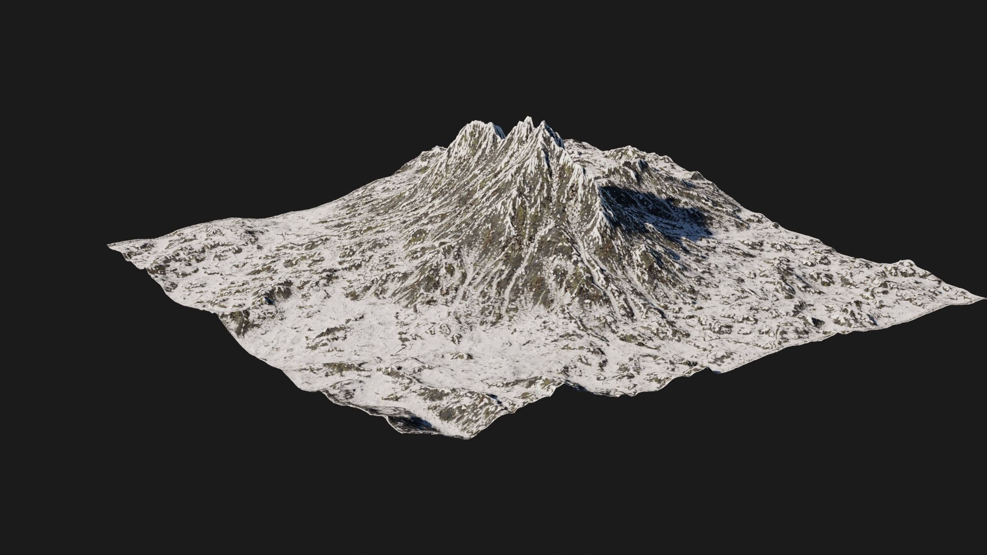 Snowy Mountain Ex11 3D - TurboSquid 2083253