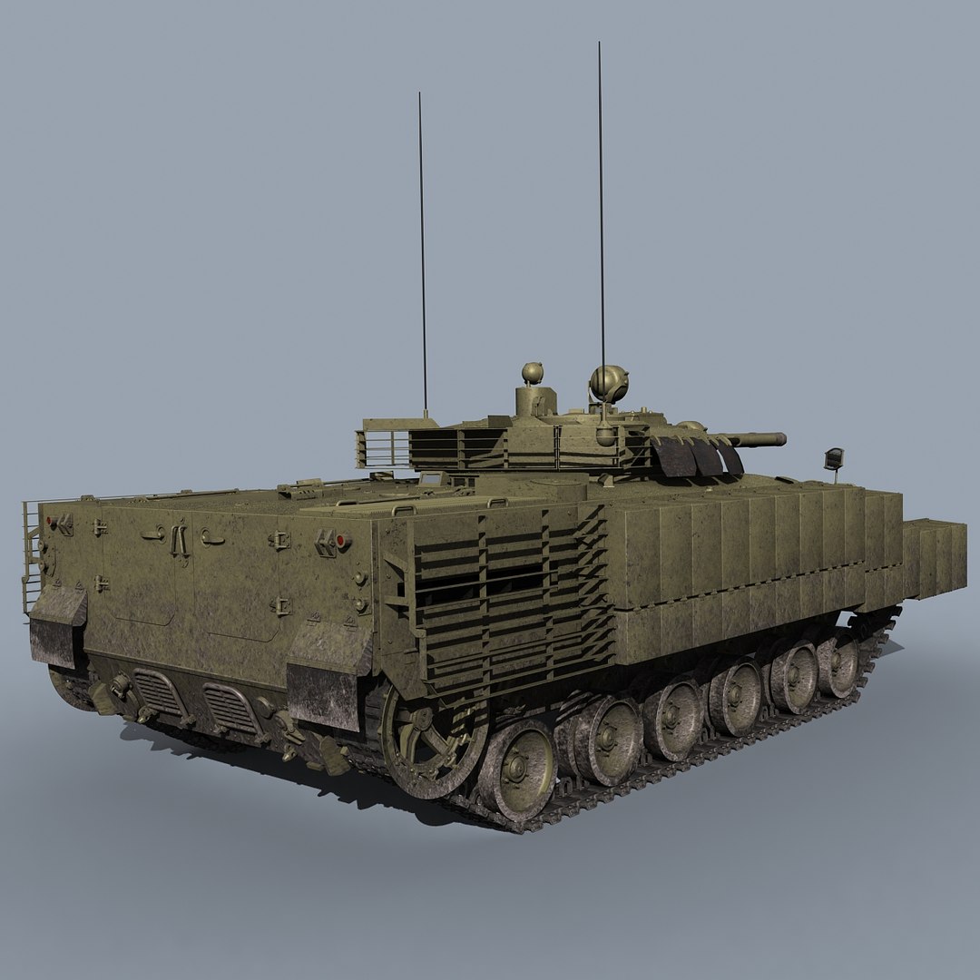 Russian Bmp-3 Kaktus 3d Max