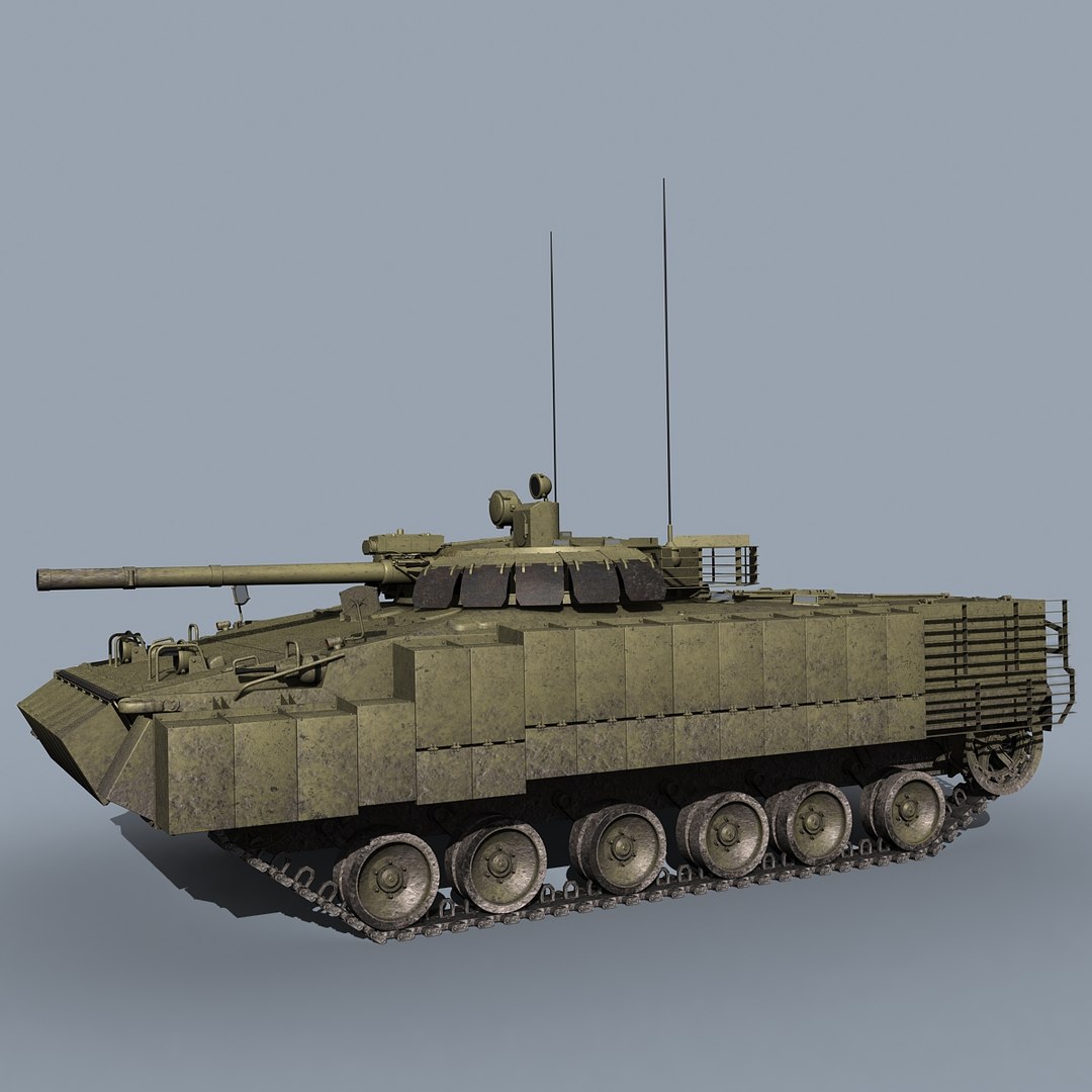 Russian Bmp-3 Kaktus 3d Max