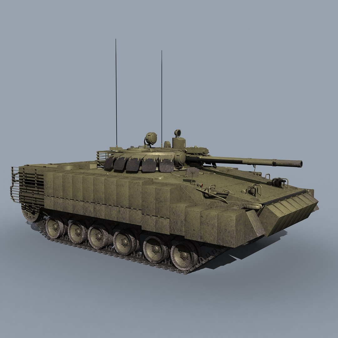 Russian Bmp-3 Kaktus 3d Max
