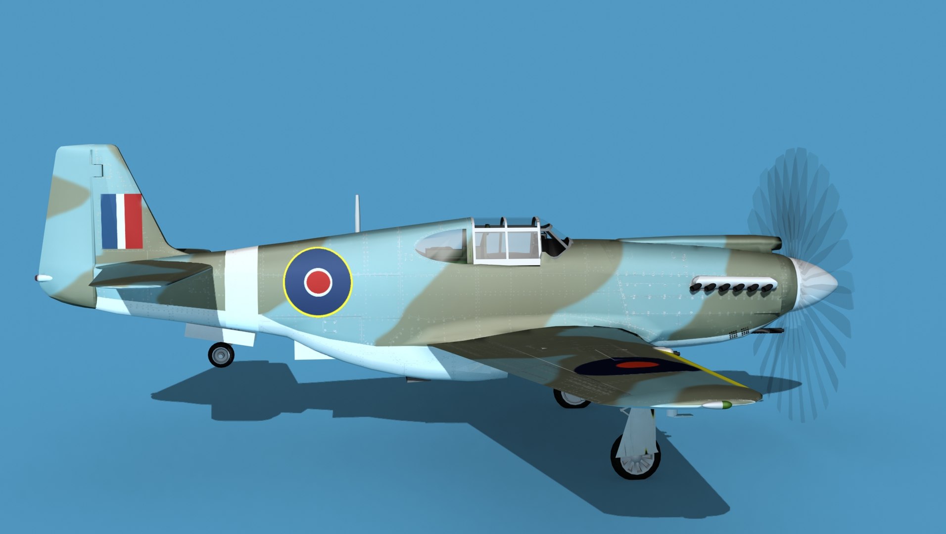 North American A-36A Apache V13 RAF 3D Model - TurboSquid 1921992
