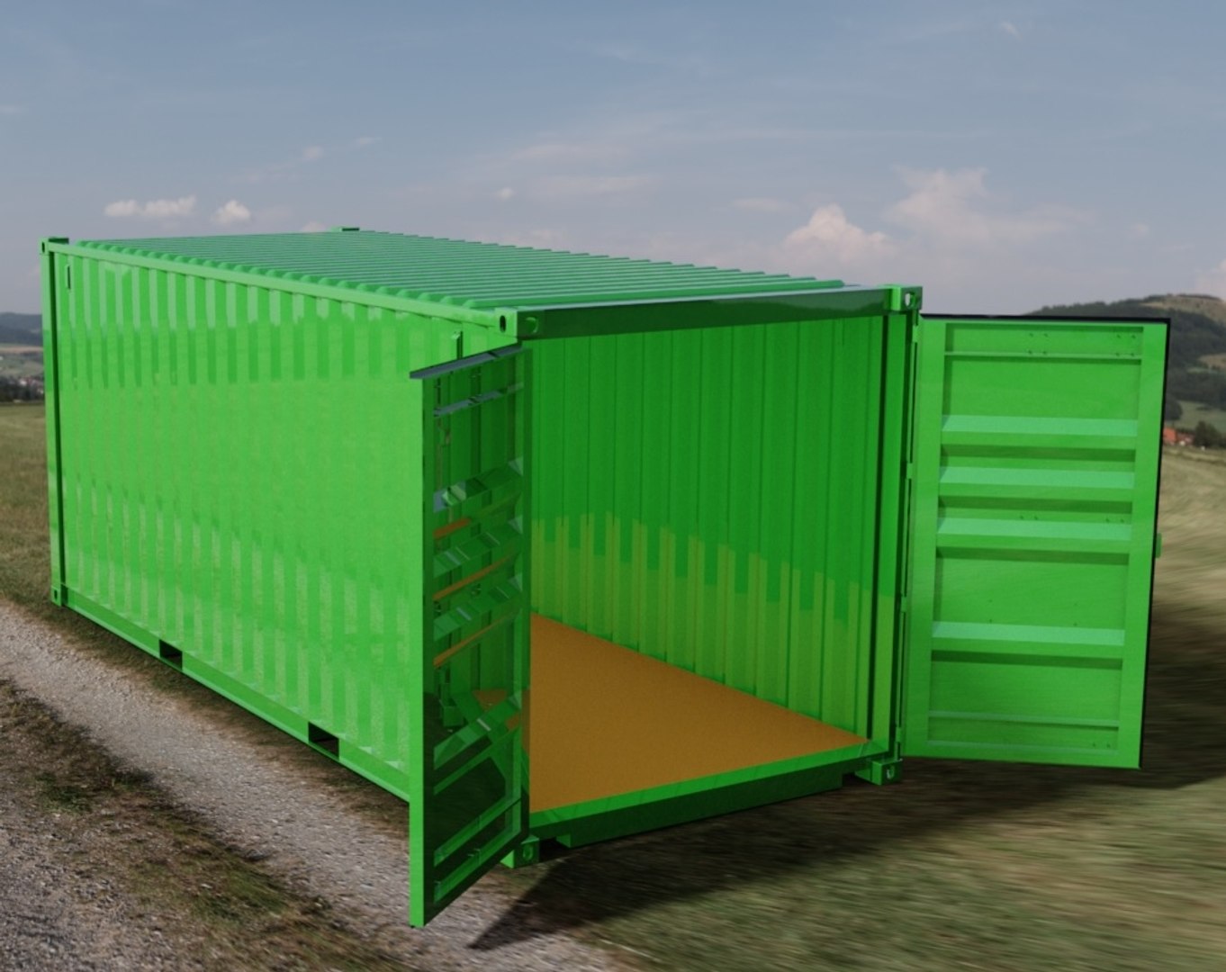 - 20ft Iso Shipping Container Dwg