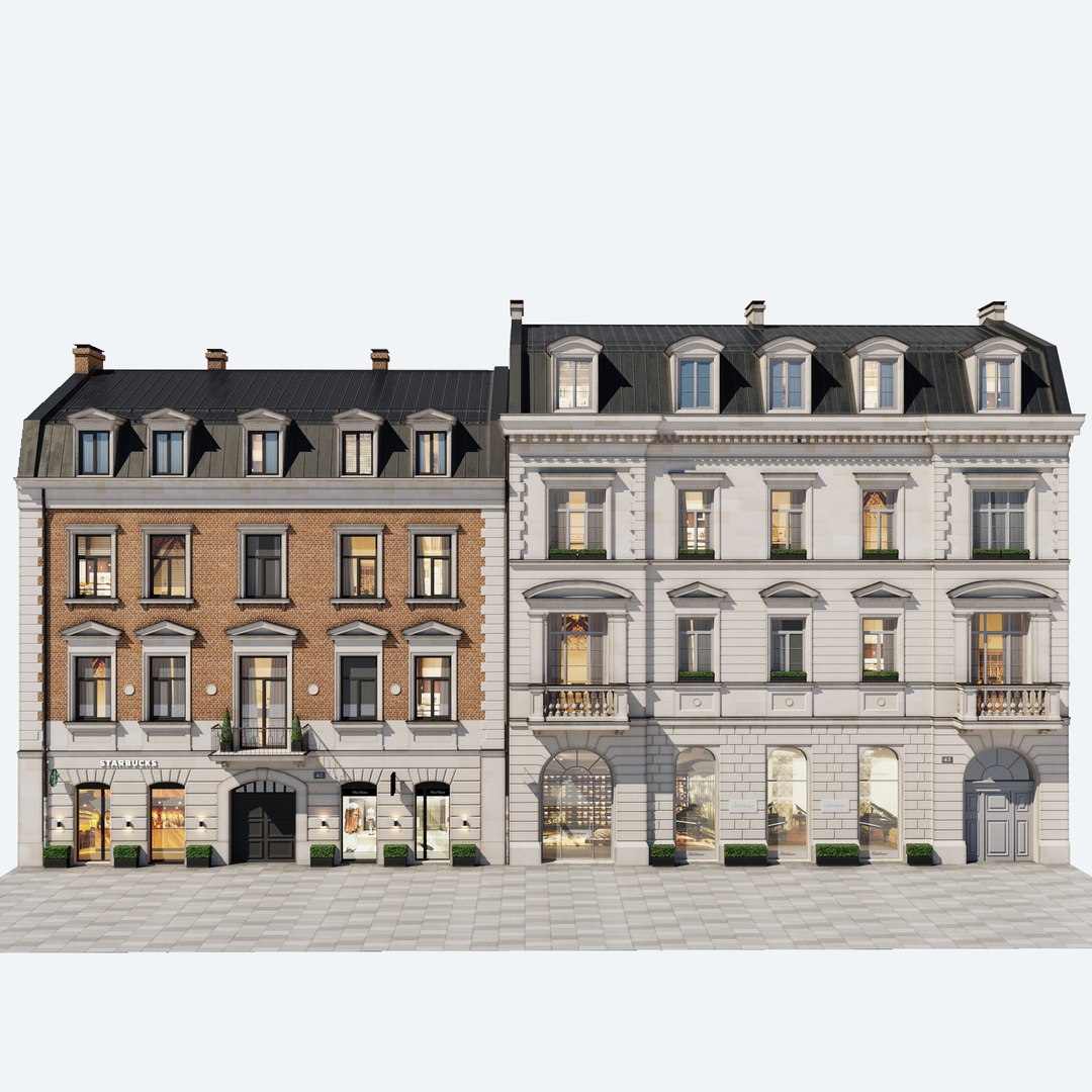 Residential Buildings 1 3D - TurboSquid 1487906
