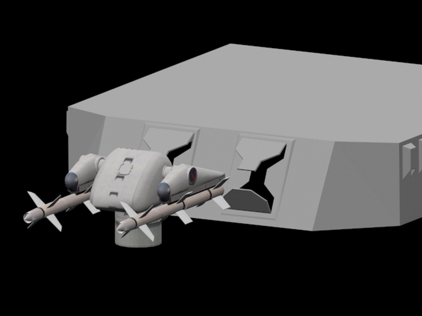 Missile Sequence Animations Systems 3d Model