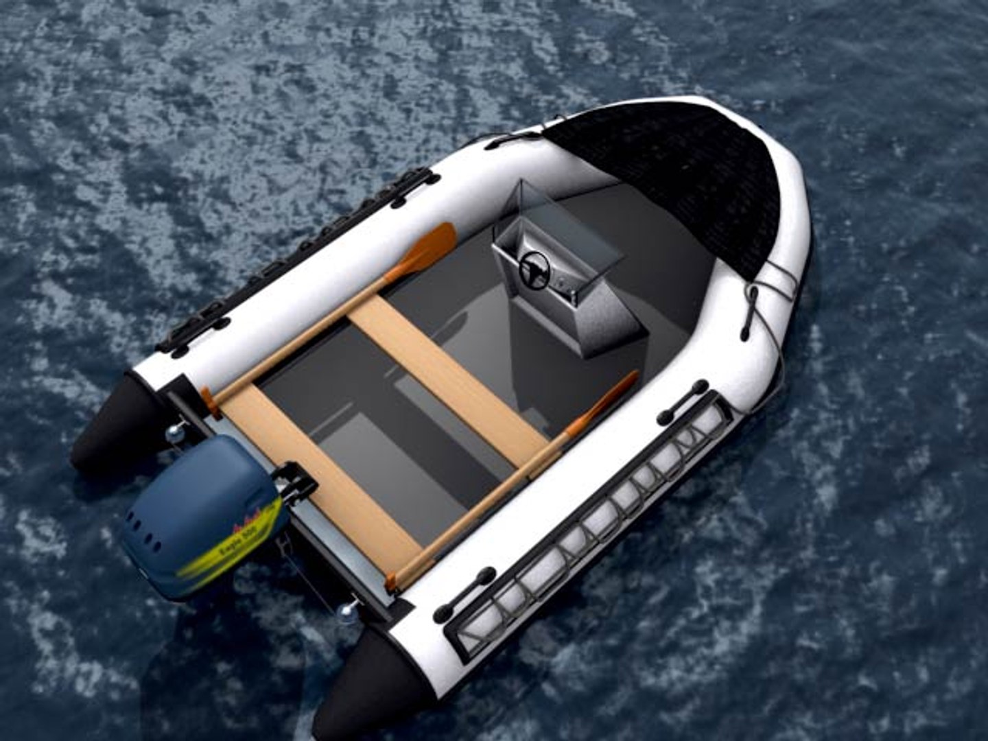 rubber boat outboard motor max