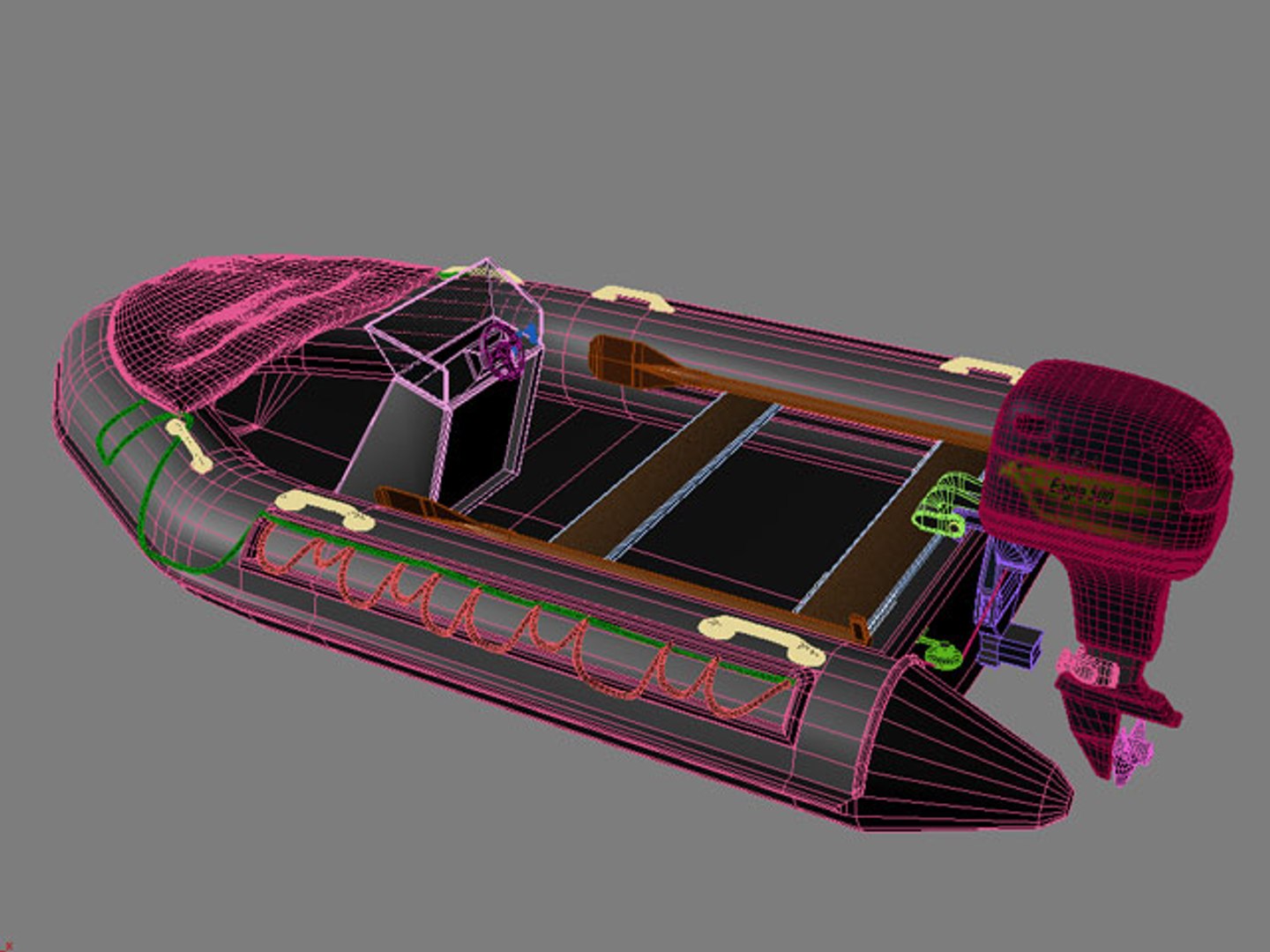 rubber boat outboard motor max