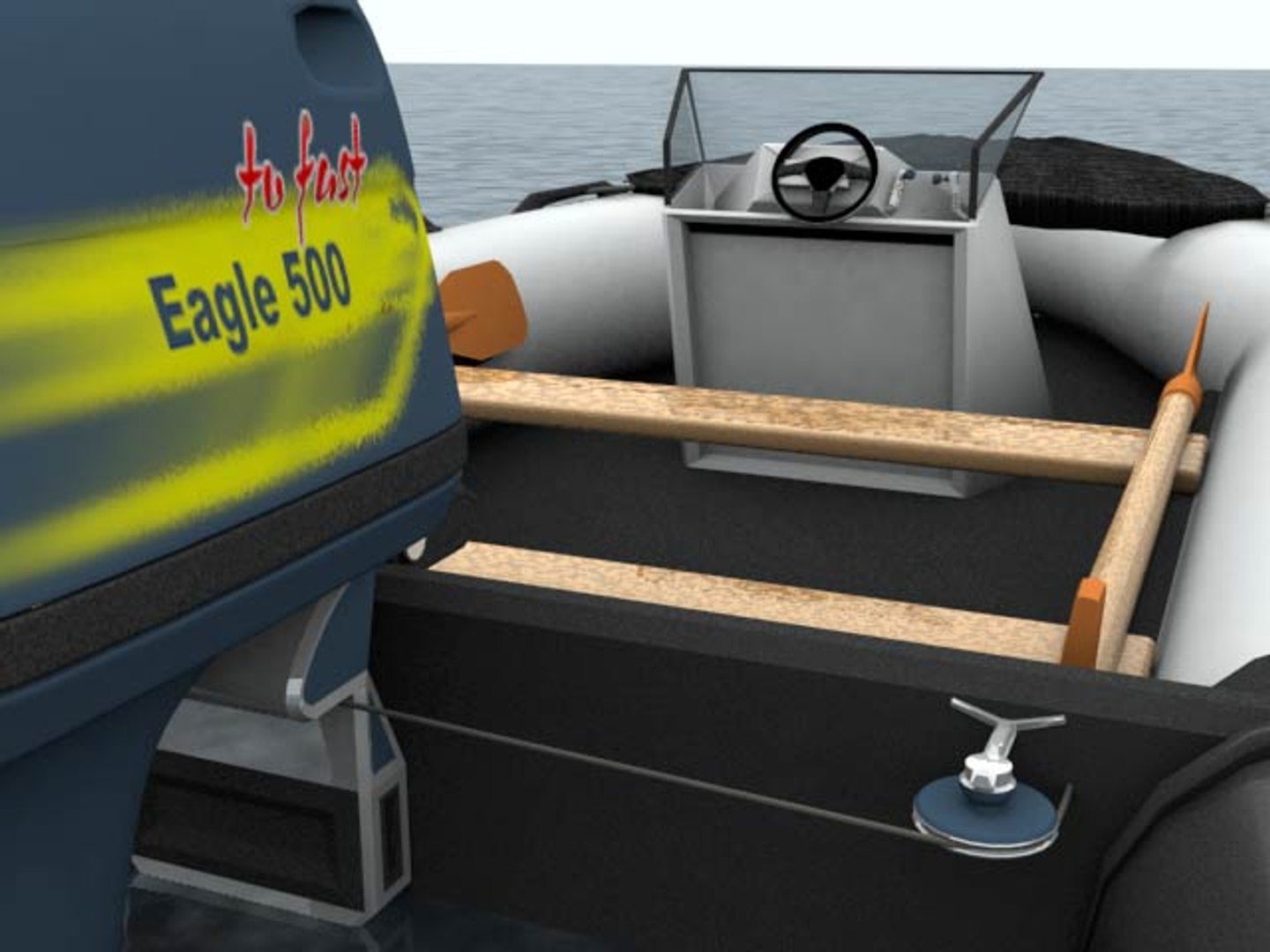 rubber boat outboard motor max