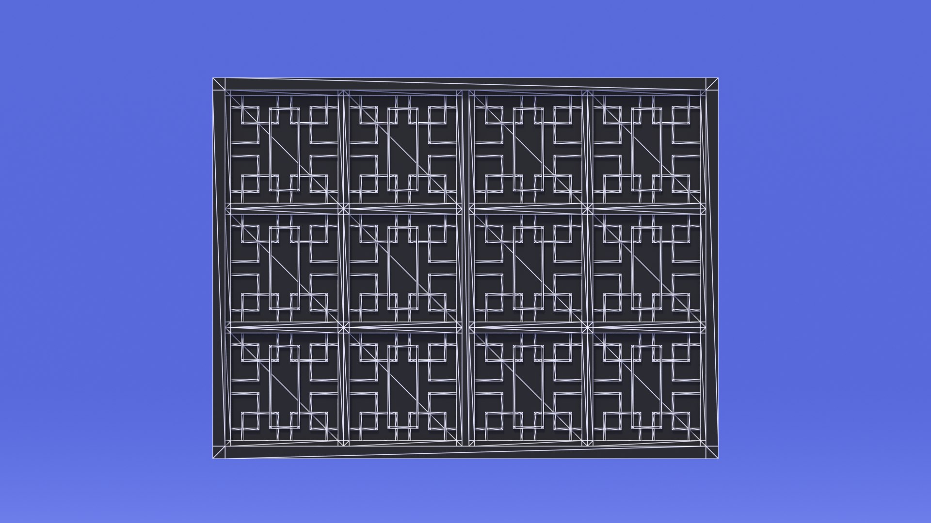 3D Cartoon Chinese Window Model - TurboSquid 1964049