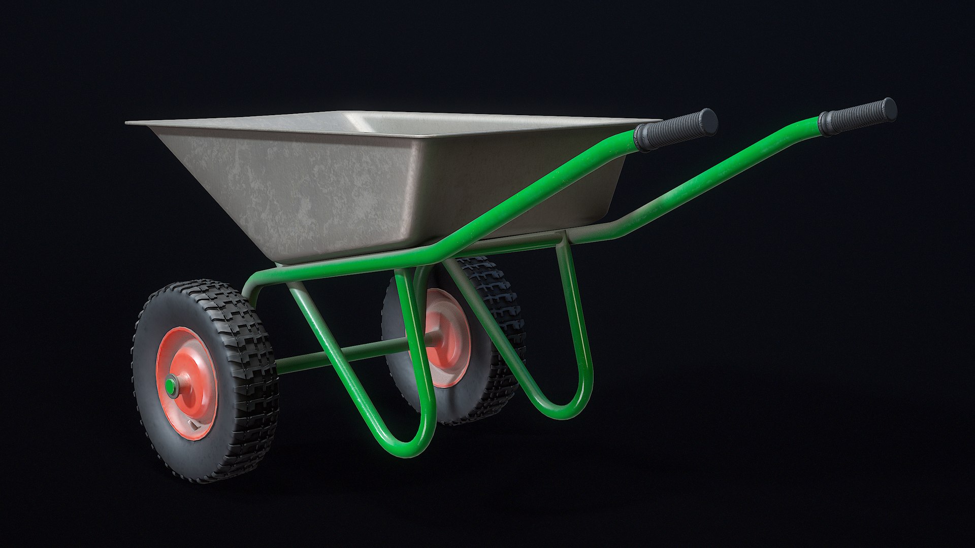 Wheelbarrow PBR 3D - TurboSquid 1995869