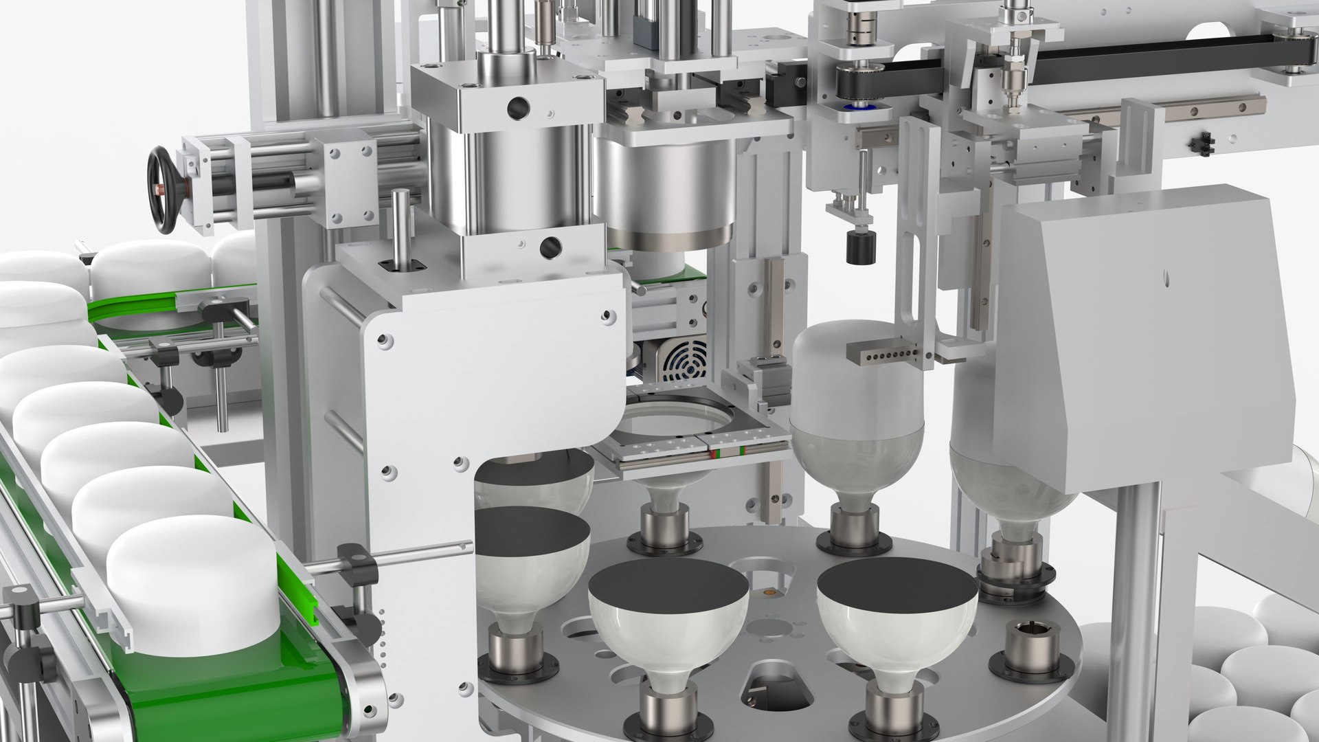 3D Automatic Buld Pressing Machine model - TurboSquid 2139587