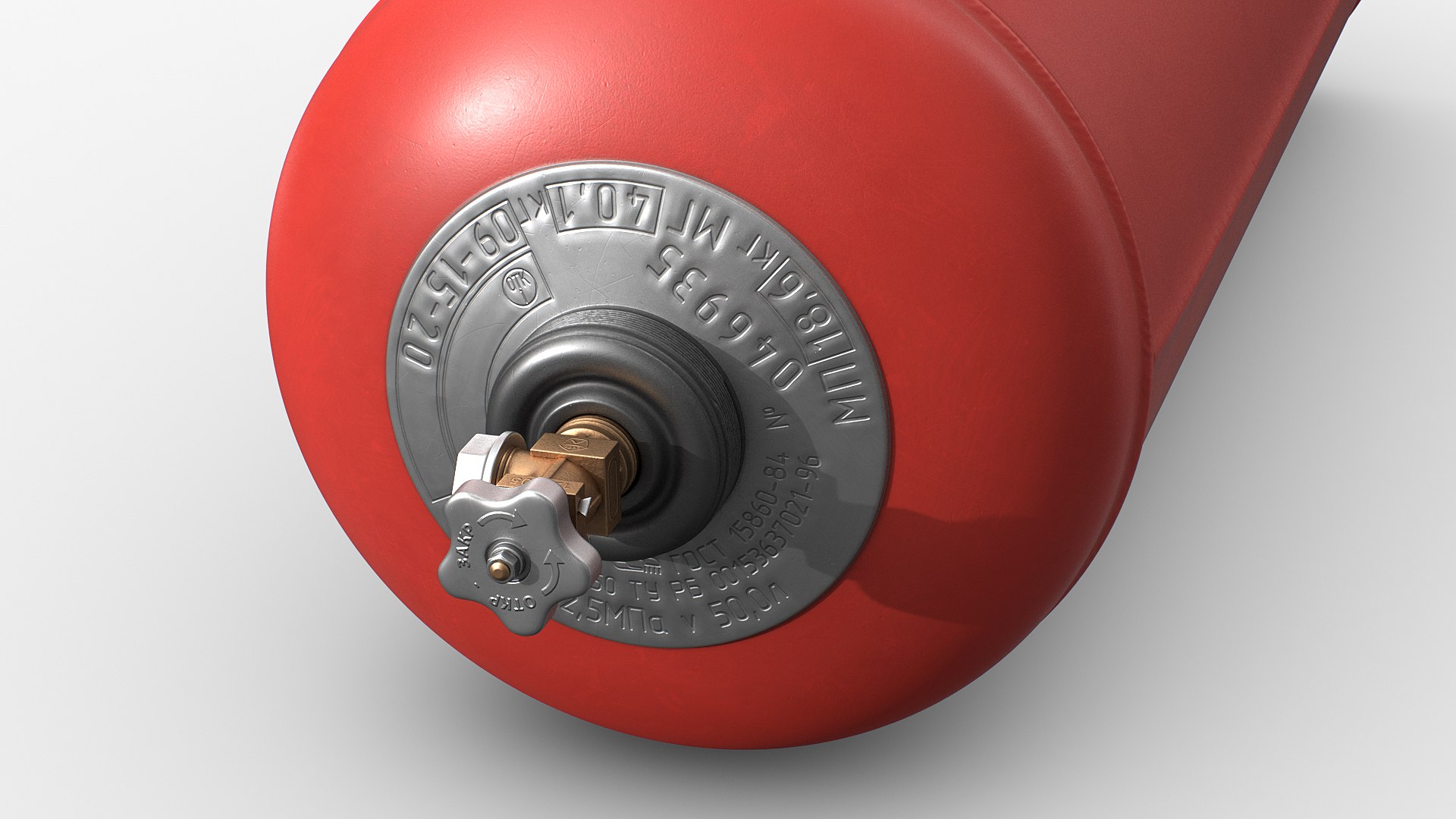 3D Model Propane Cylinder - TurboSquid 1699392