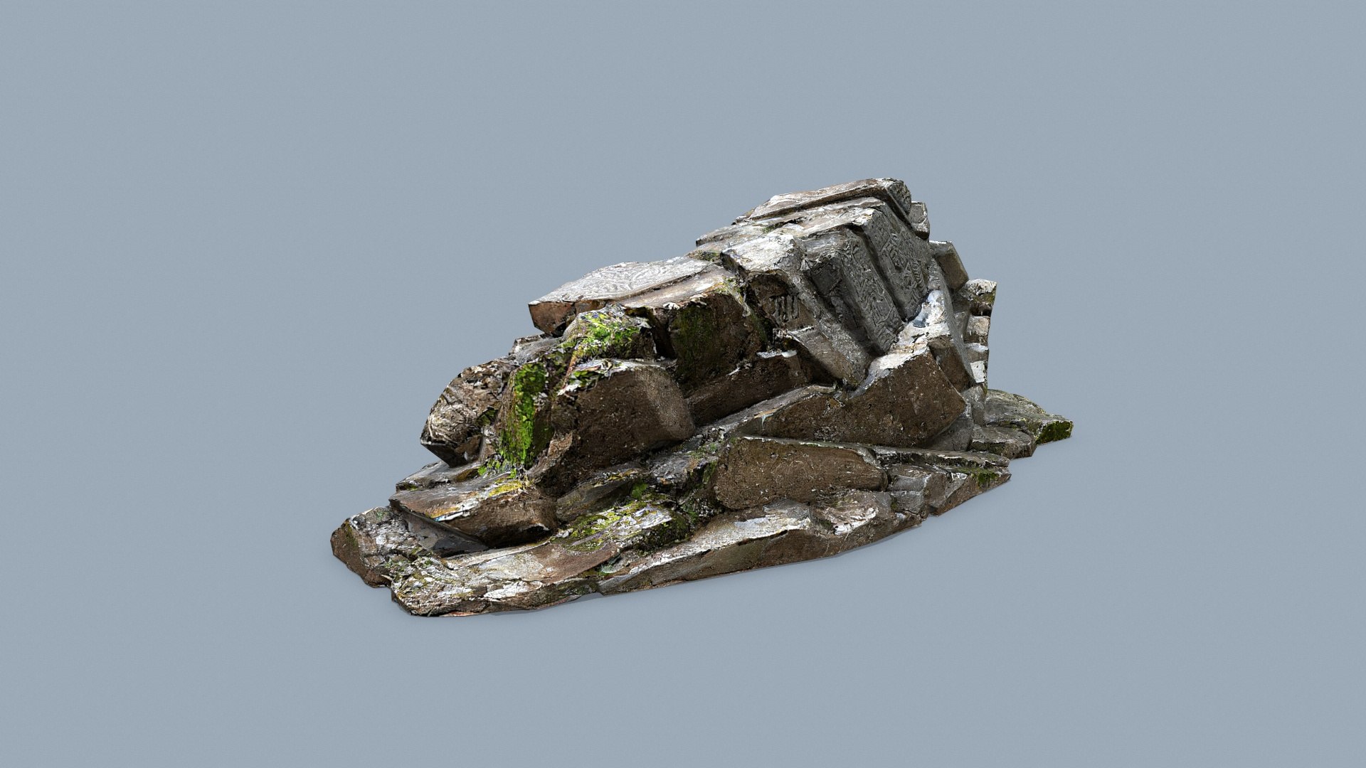 3D Maya Ruin Rocks - TurboSquid 2213242
