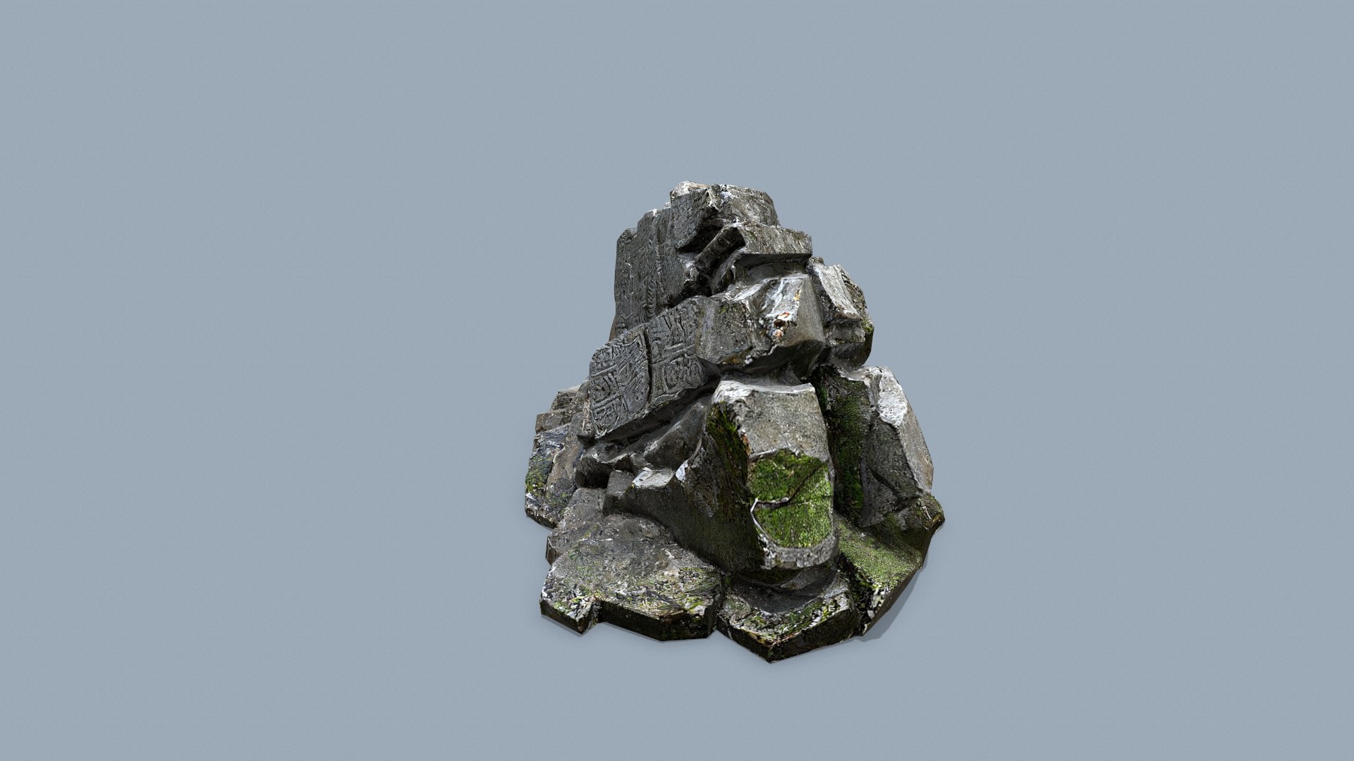3D Maya Ruin Rocks - TurboSquid 2213242