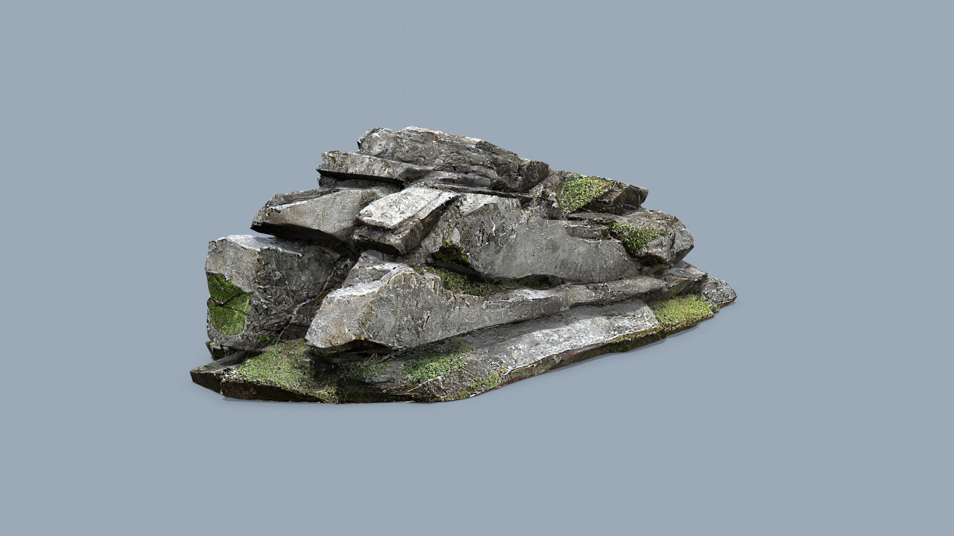 3D Maya Ruin Rocks - TurboSquid 2213242