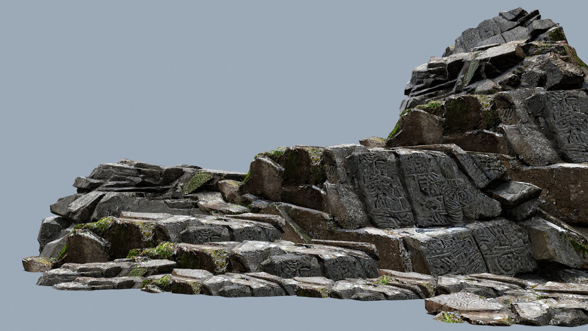 3D Maya Ruin Rocks - TurboSquid 2213242
