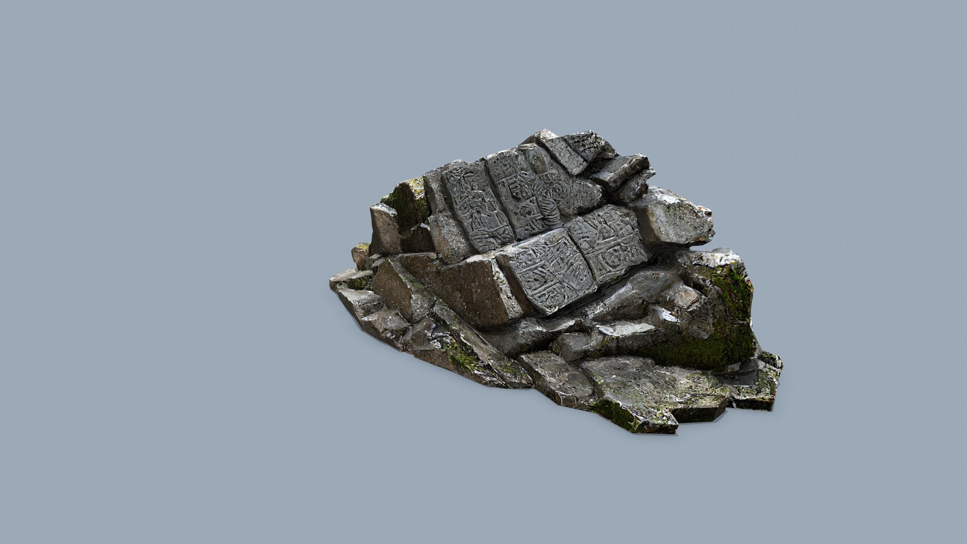 3D Maya Ruin Rocks - TurboSquid 2213242