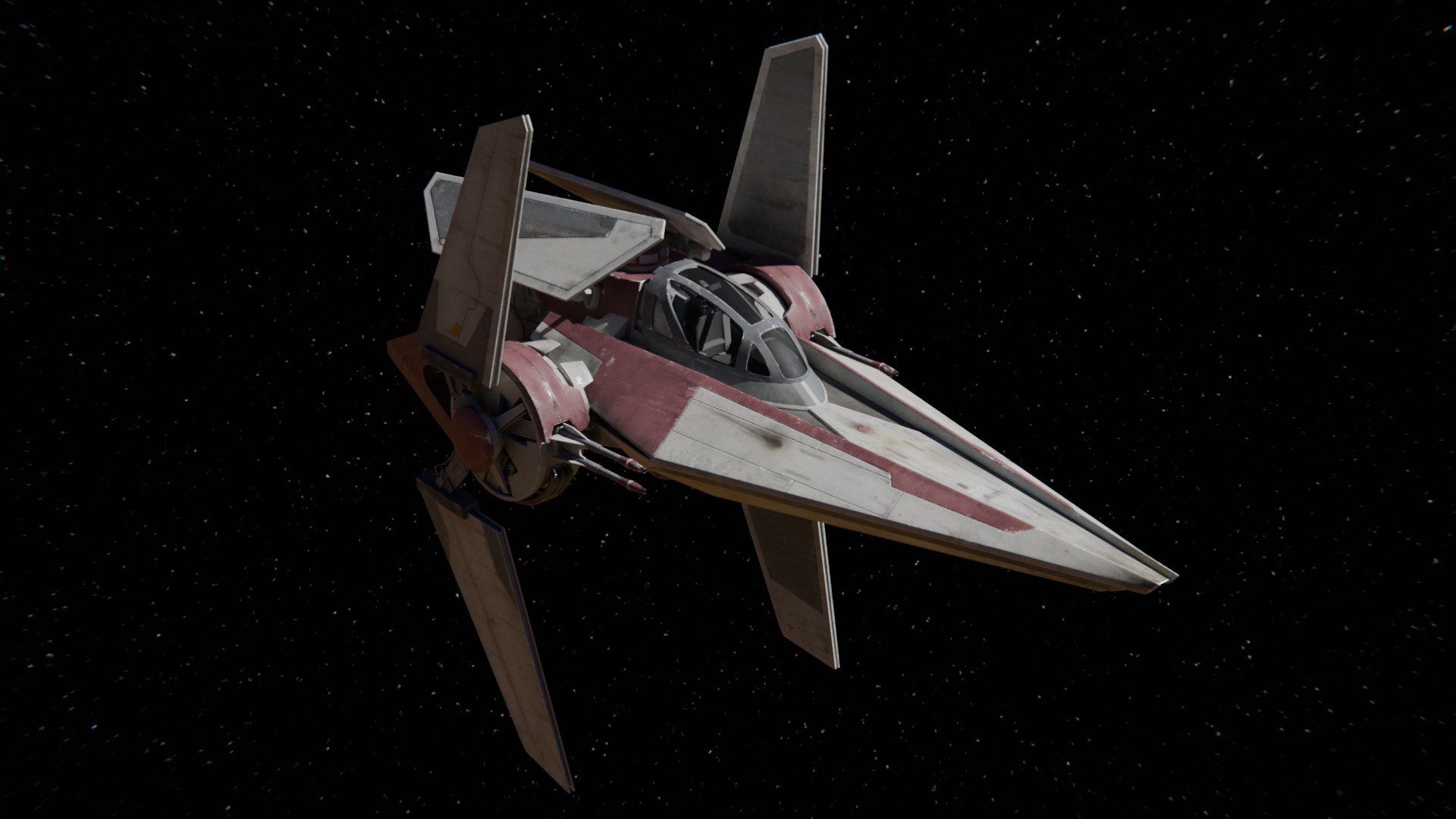 V-Wing 3D Model - TurboSquid 2330995