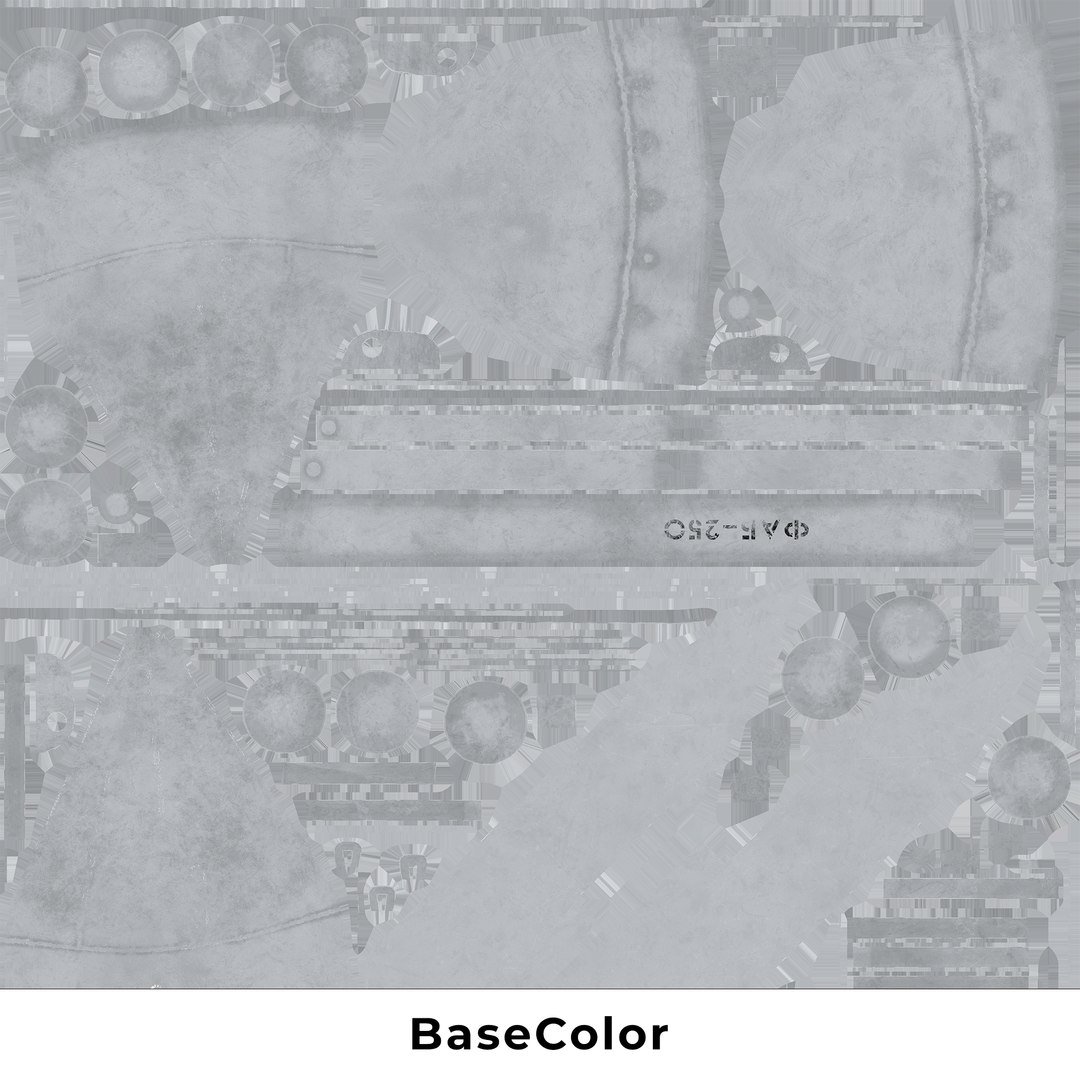 3D Soviet General Purpose Air-dropped Bomb FAB-250 Low-poly Model ...