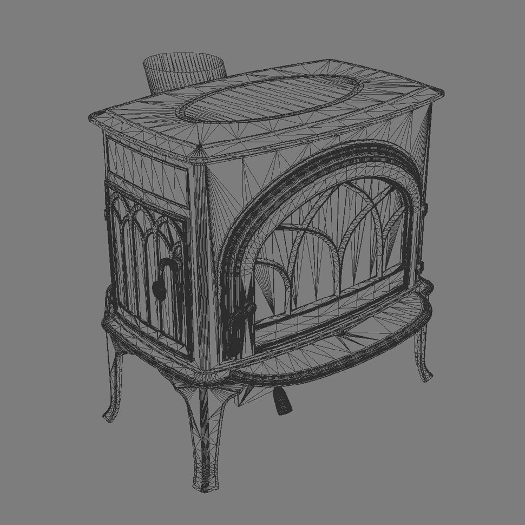 Fireplace Maxwell 3d 3ds