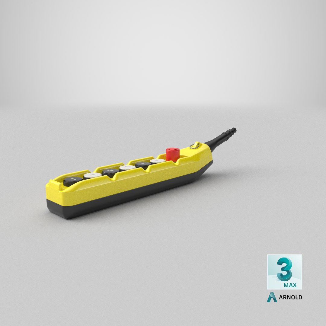 Crane Push Button Model - TurboSquid 1505880