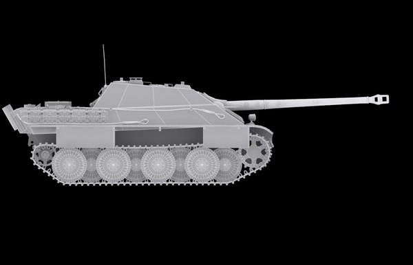 3d jagdpanther tank model