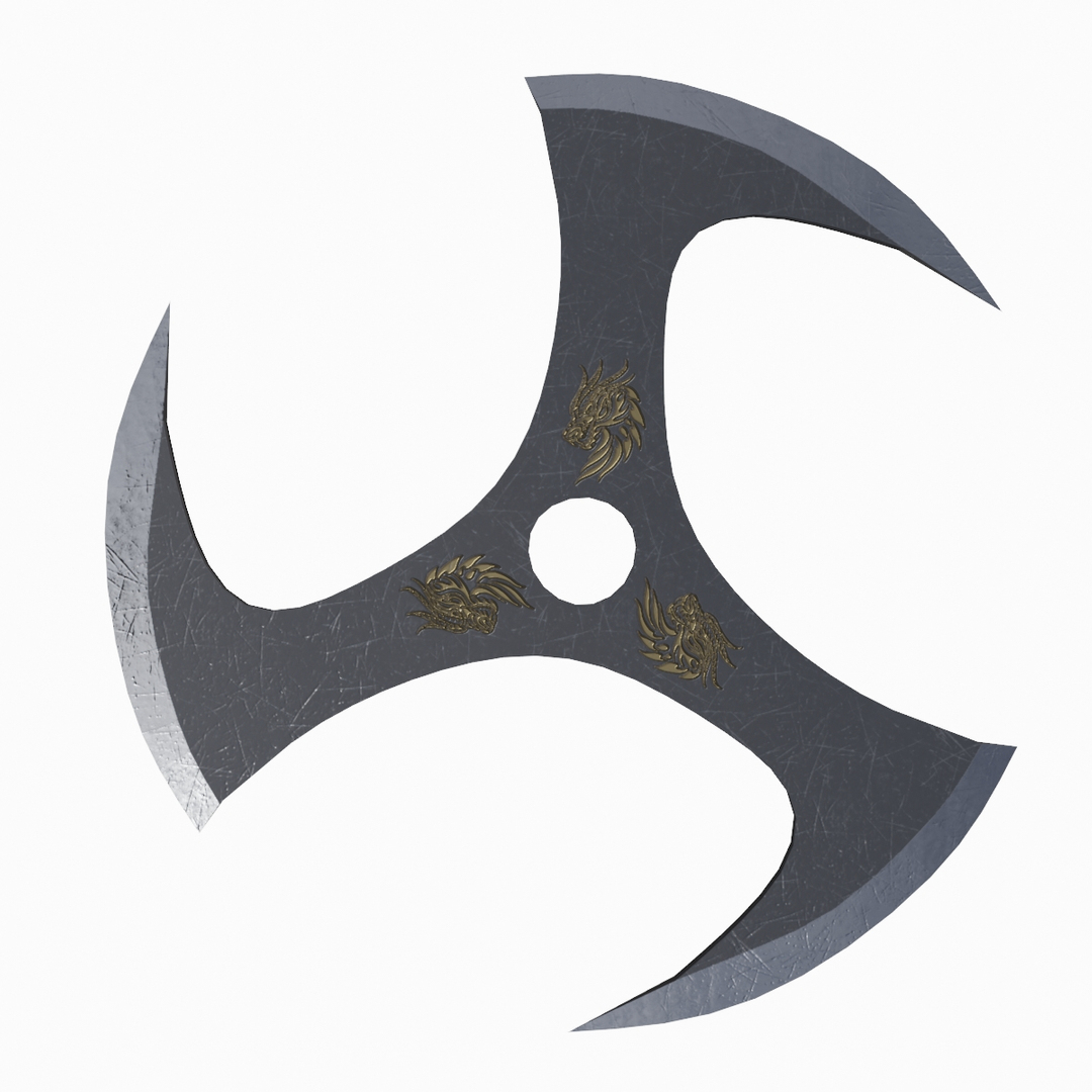 Shuriken-6 3D Model - TurboSquid 1602775