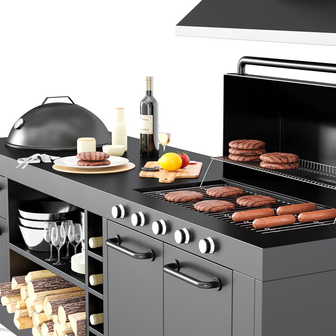 Barbecue 55 3D Model - TurboSquid 2198092