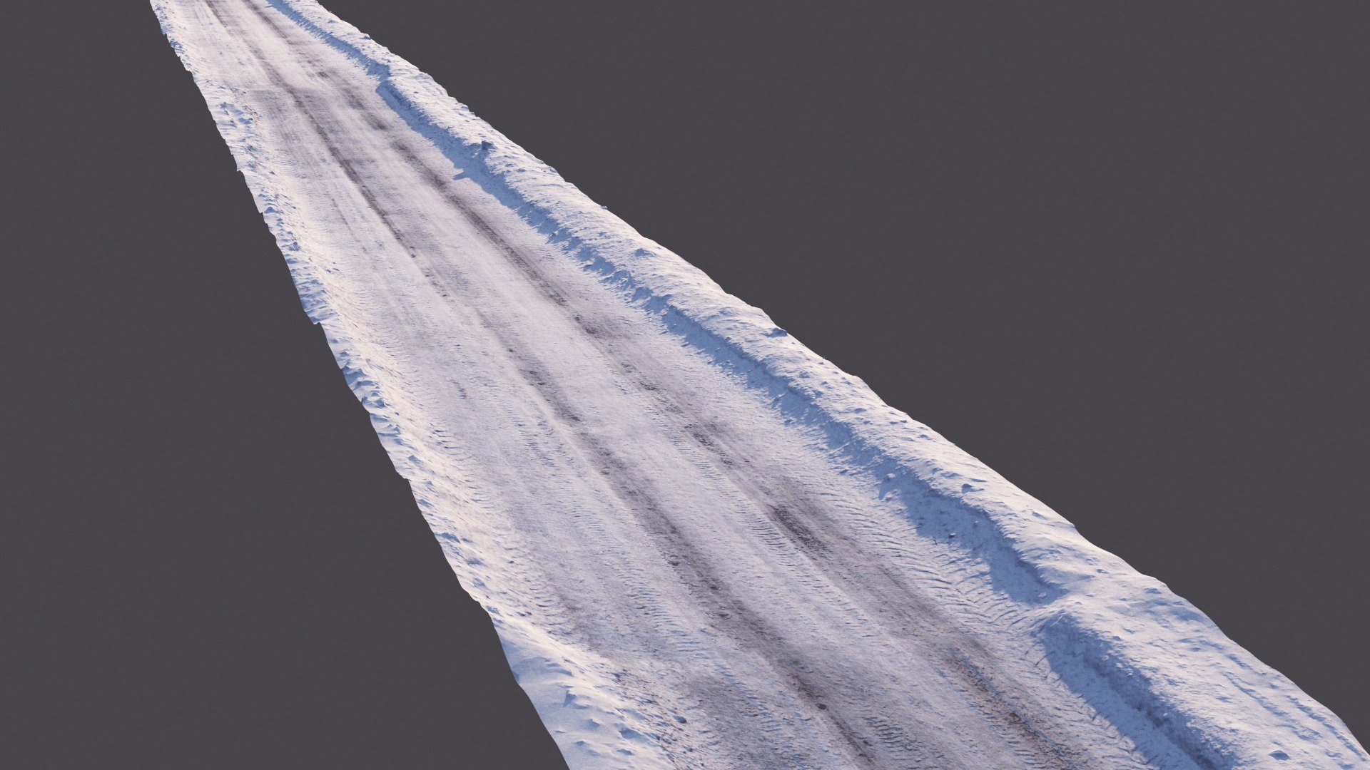 Snow Road 36 3D Model - TurboSquid 2075823