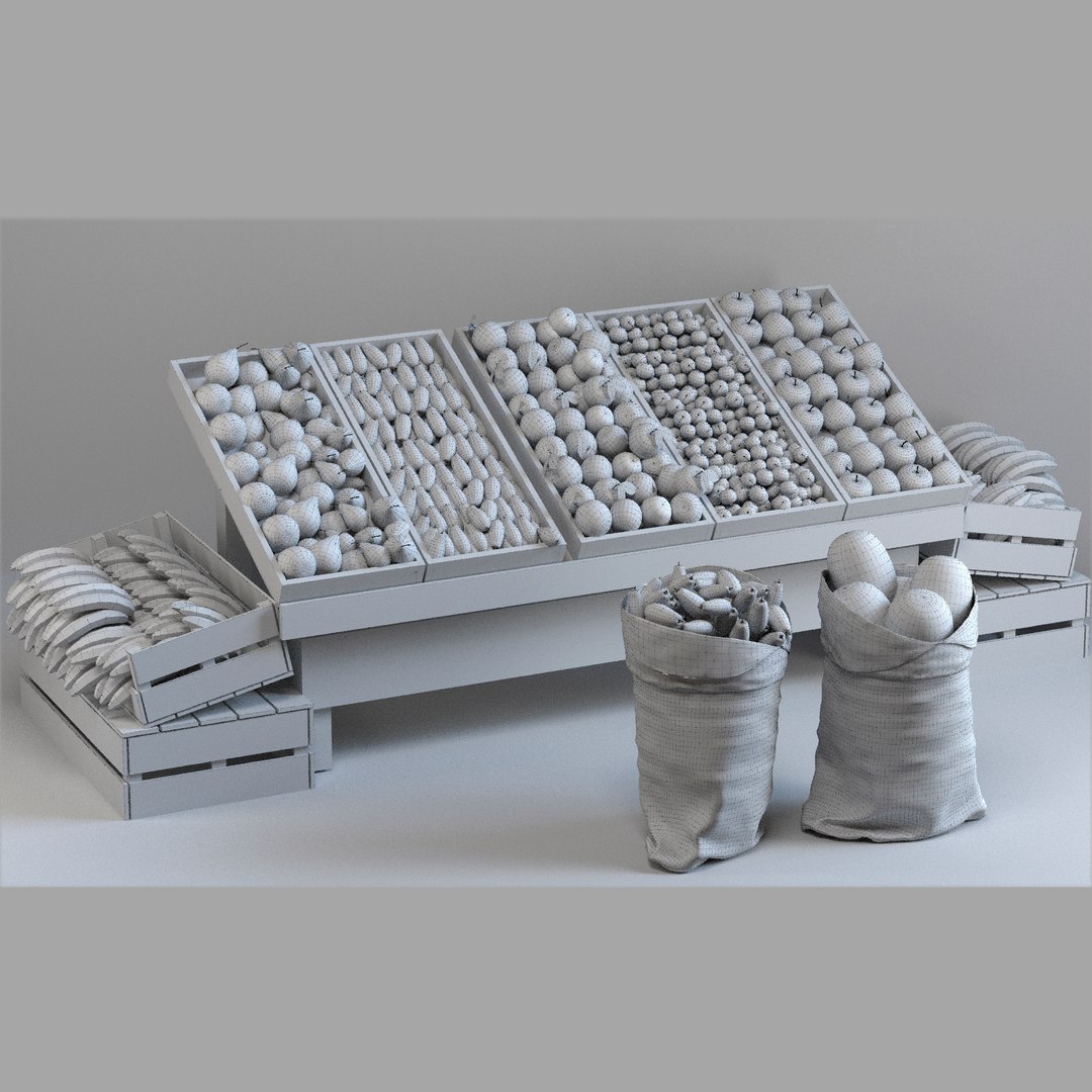 Fruit Crates 3D Model - TurboSquid 1716918