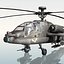 3d Model Army Attack Helicopter