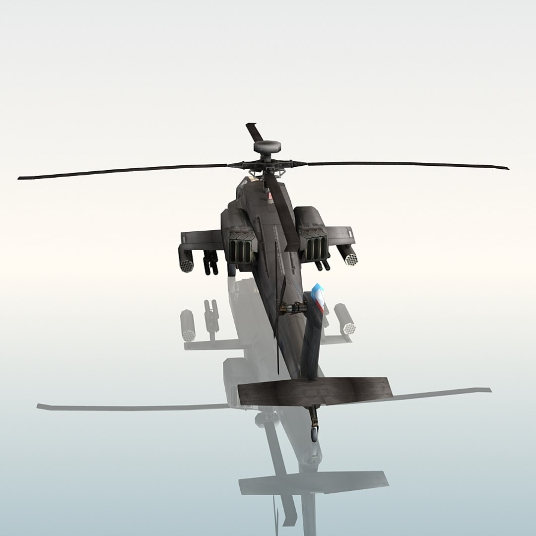 3d Model Army Attack Helicopter