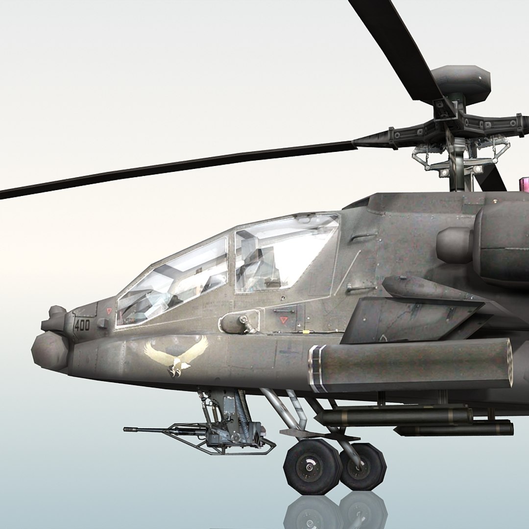 3d Model Army Attack Helicopter