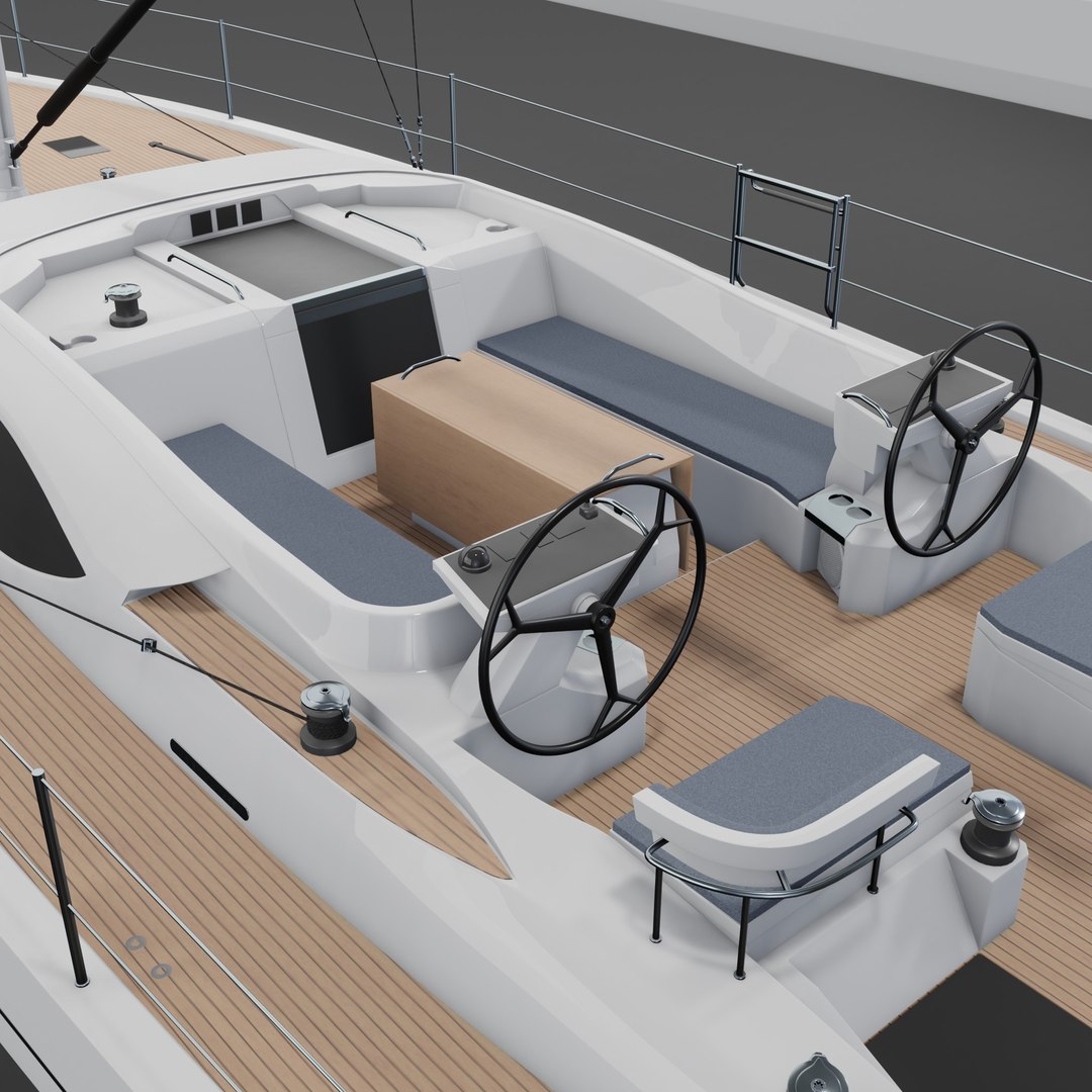 3D Model OYSTER 495 Luxury Yacht 3D Model - TurboSquid 2240249