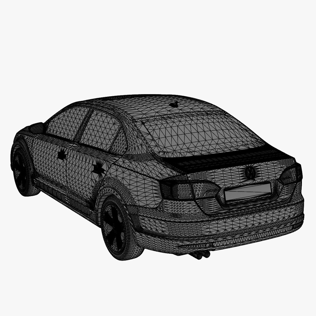 Jetta 2012 3d Model