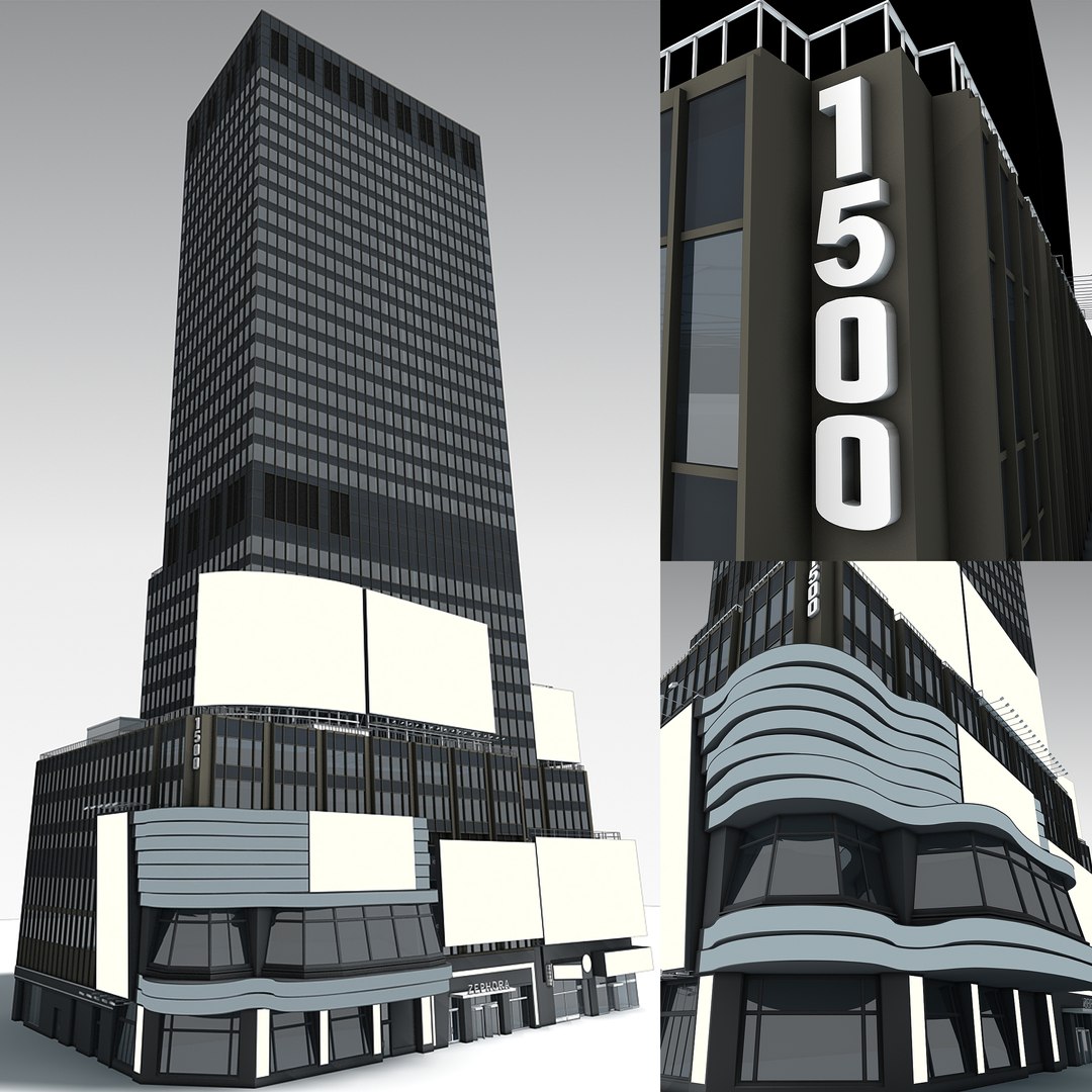 1500 Building Model - TurboSquid 1376807