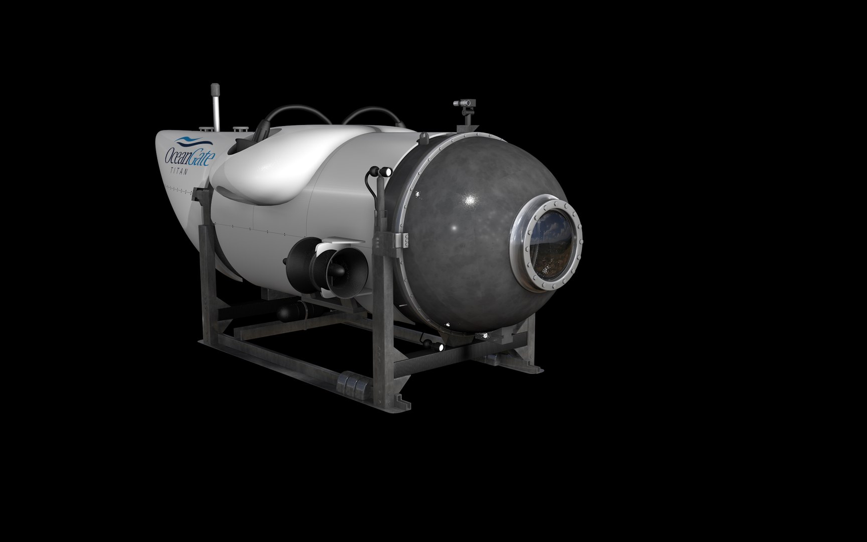 3D Model Titan Oceangate - TurboSquid 2098395