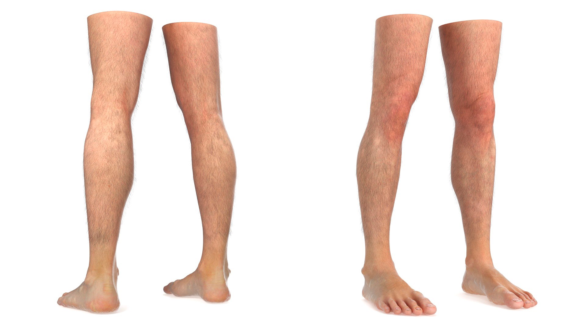Realistic Human Male Legs 3D Model - TurboSquid 2273107