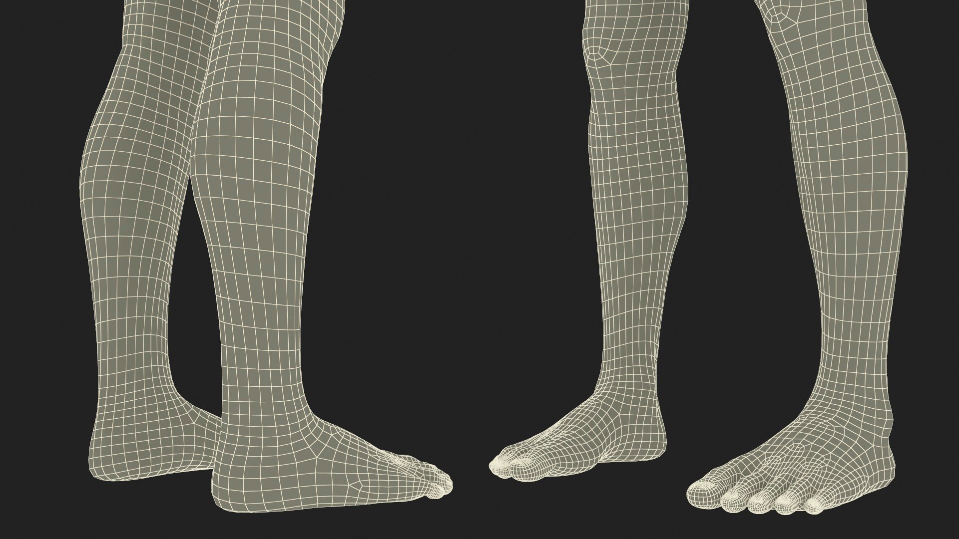 Realistic Human Male Legs 3D Model - TurboSquid 2273107