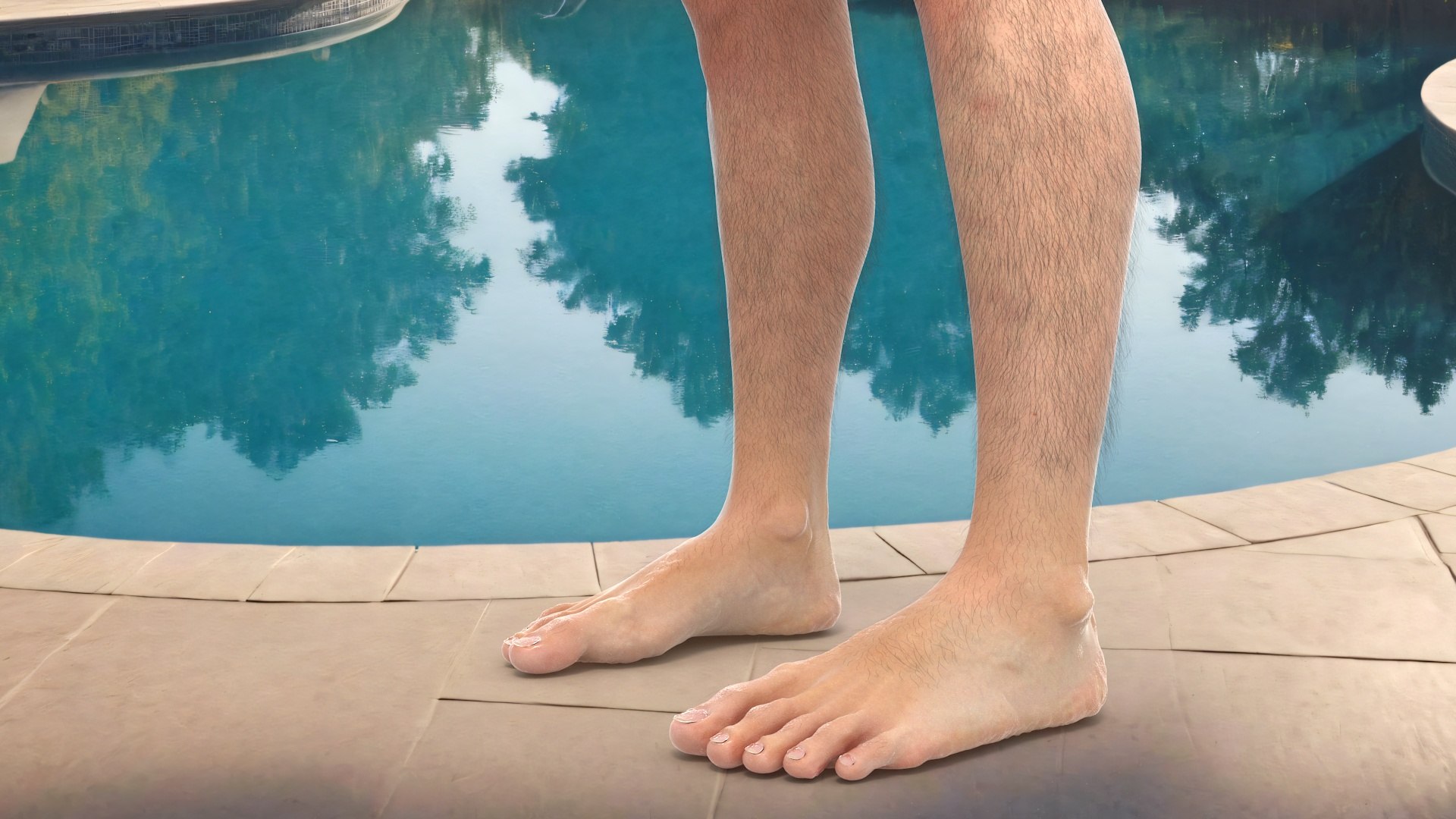 Realistic Human Male Legs 3D Model - TurboSquid 2273107