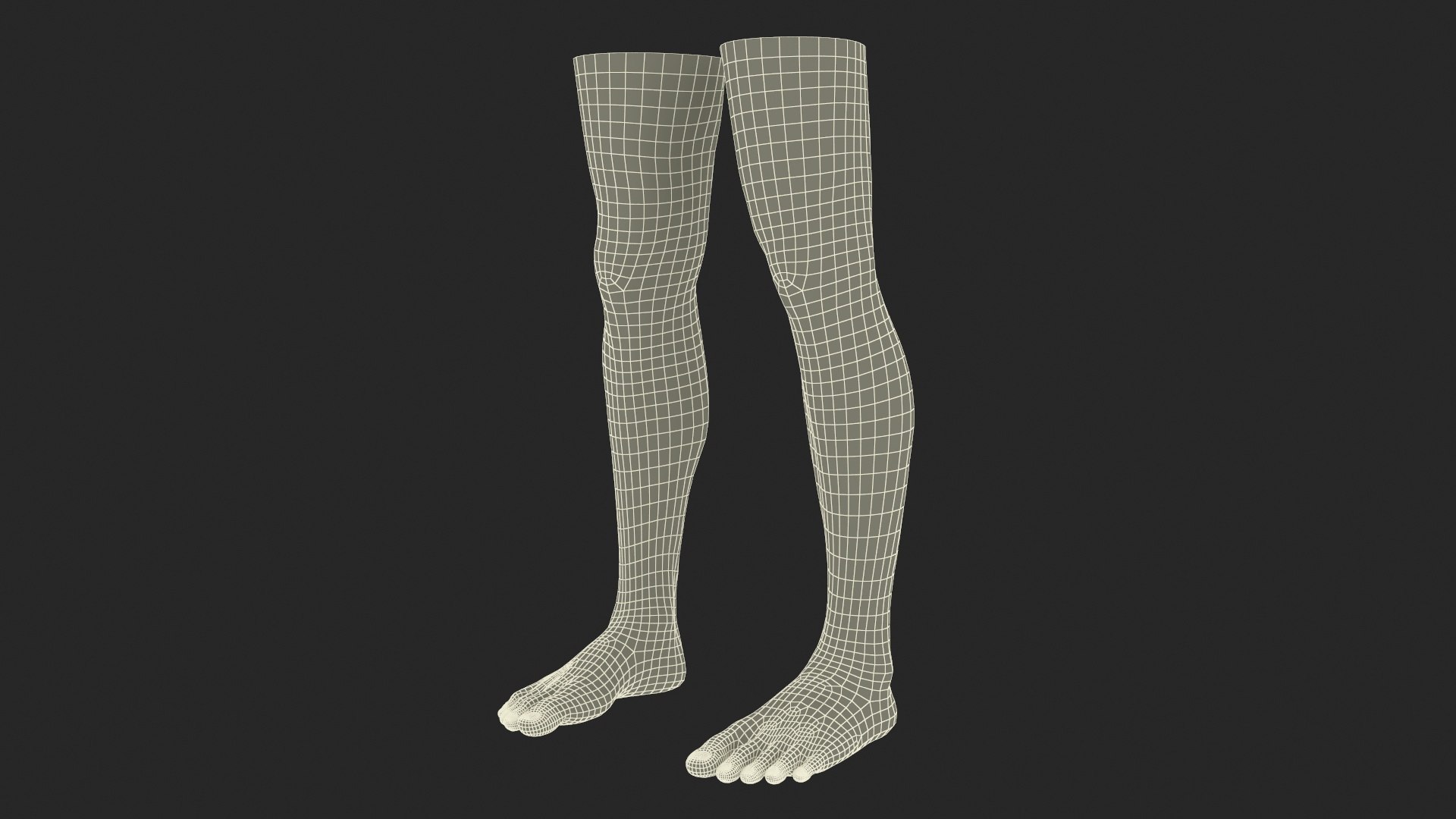 Realistic Human Male Legs 3D Model - TurboSquid 2273107