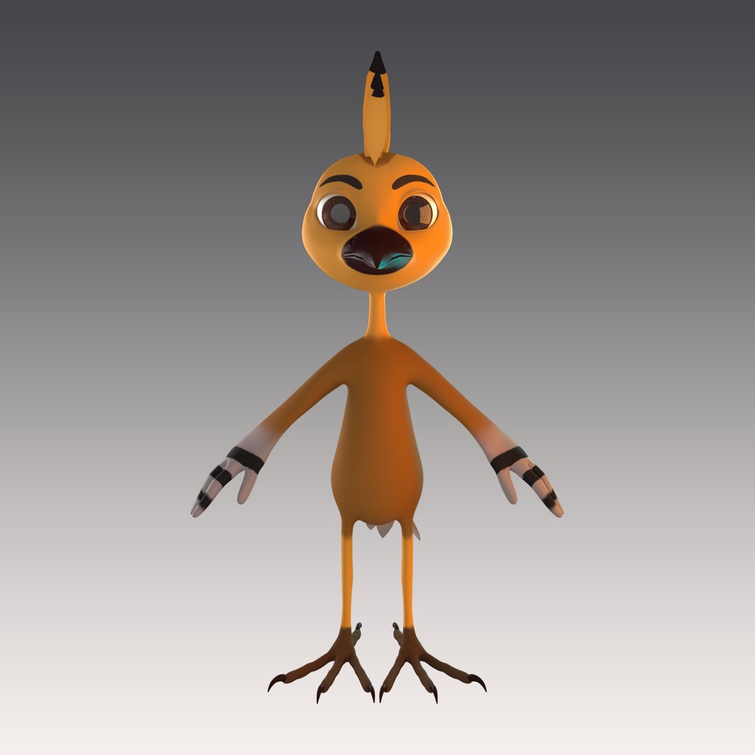 Stylized Hoopoe Rigged 3D Model - TurboSquid 2012082