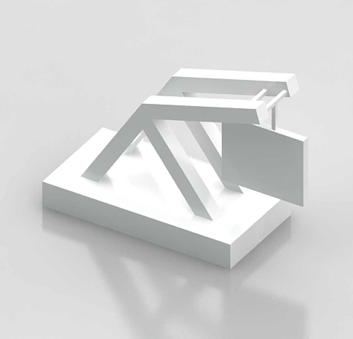 Monument Sign Style 10 3d Model