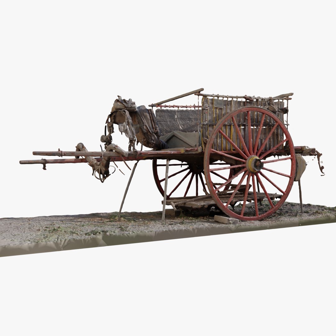 3D Scanned Model Of A Rural Carriage Model - TurboSquid 2091161