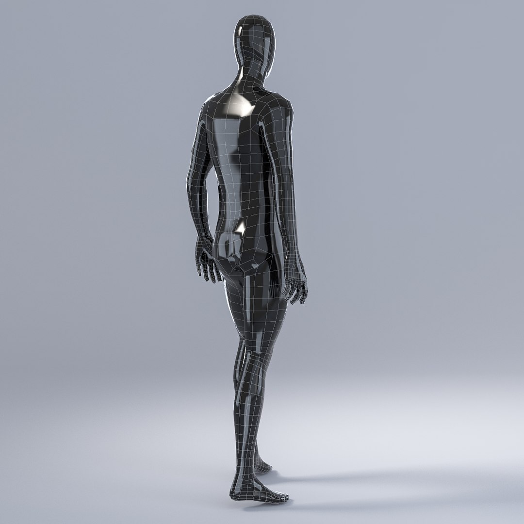 3d Model Of Male Mannequin
