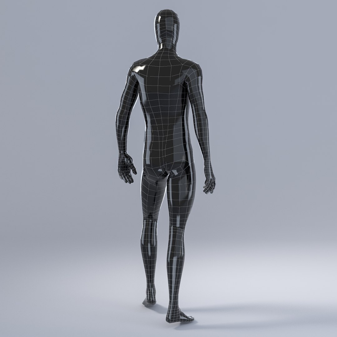 3d Model Of Male Mannequin