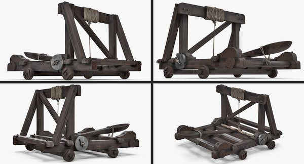 3d medieval catapult